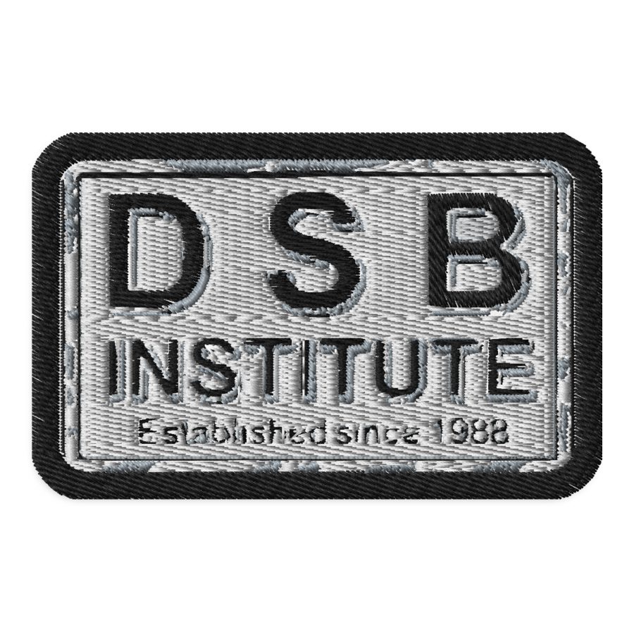DSB Institute embroidered patches - Dr. Block's Pleasures